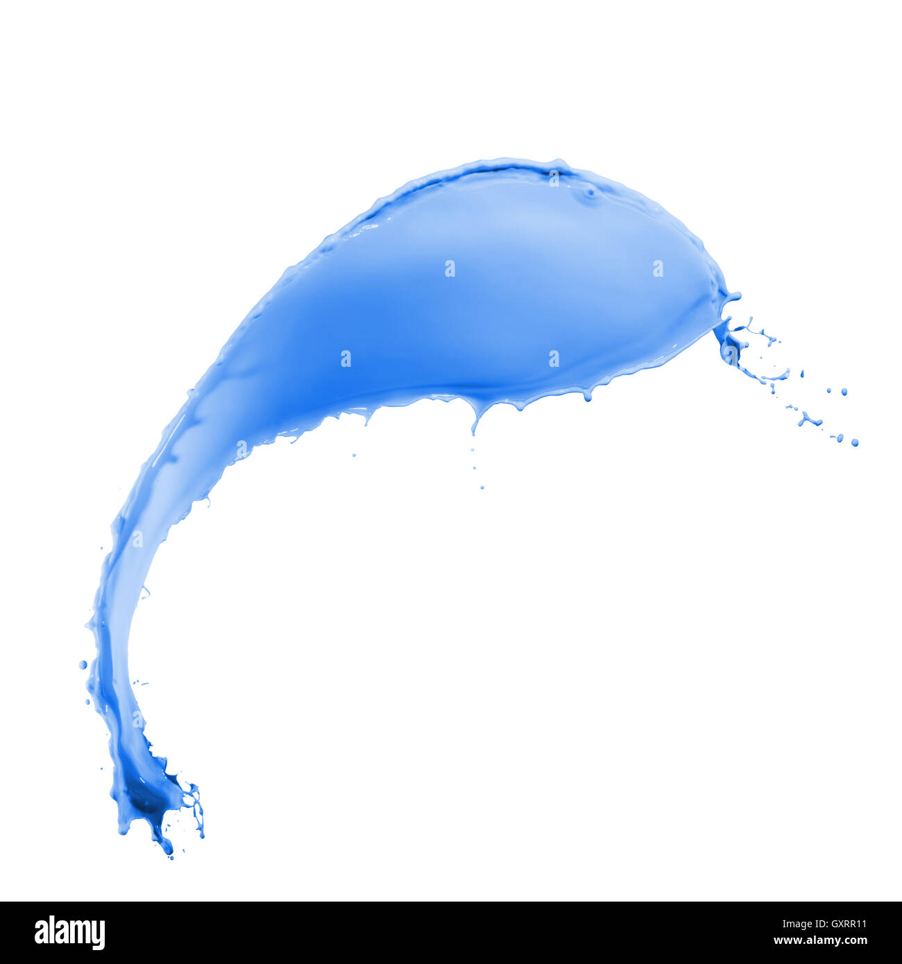 blue paint splash Stock Photo - Alamy