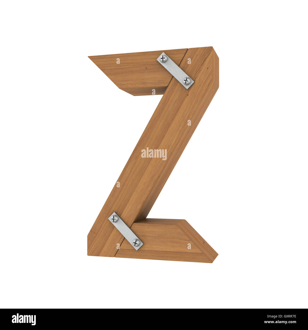 Wooden letter Z Stock Photo - Alamy