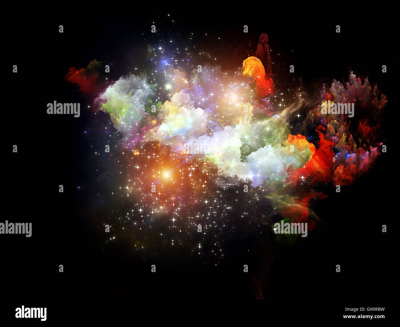 Lights of Design Nebulae Stock Photo - Alamy