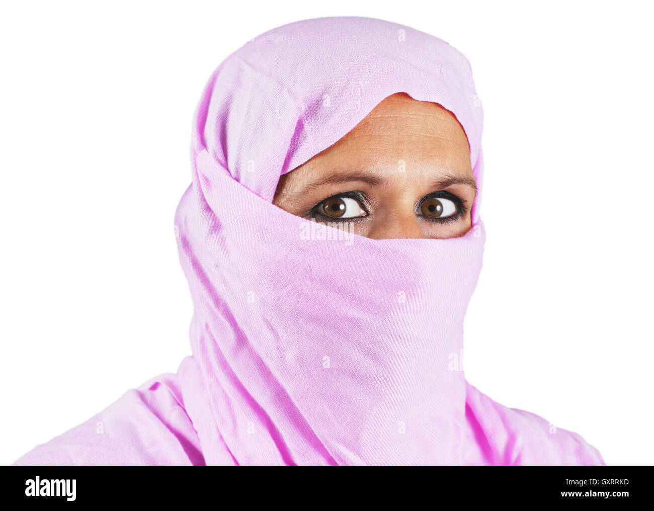 Pink burka hi-res stock photography and images - Alamy