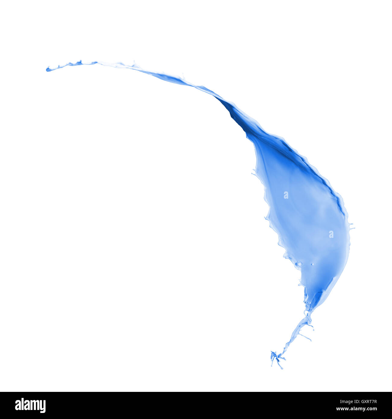 blue paint splash Stock Photo - Alamy