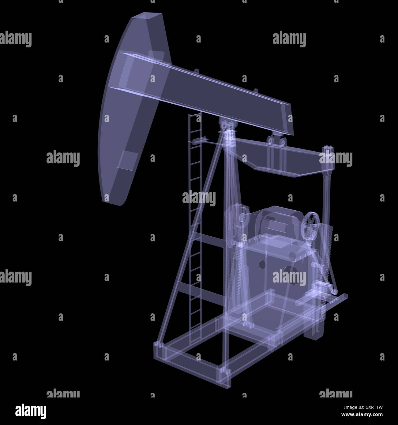 Oil pump. X-ray Stock Photo - Alamy