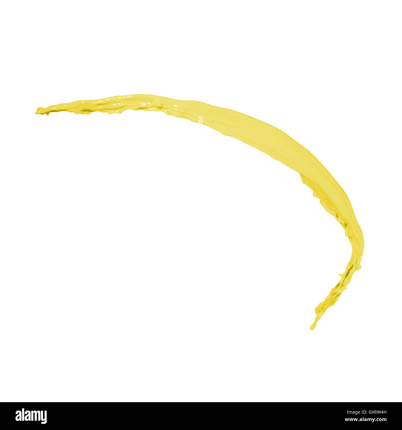 yellow paint splash Stock Photo - Alamy