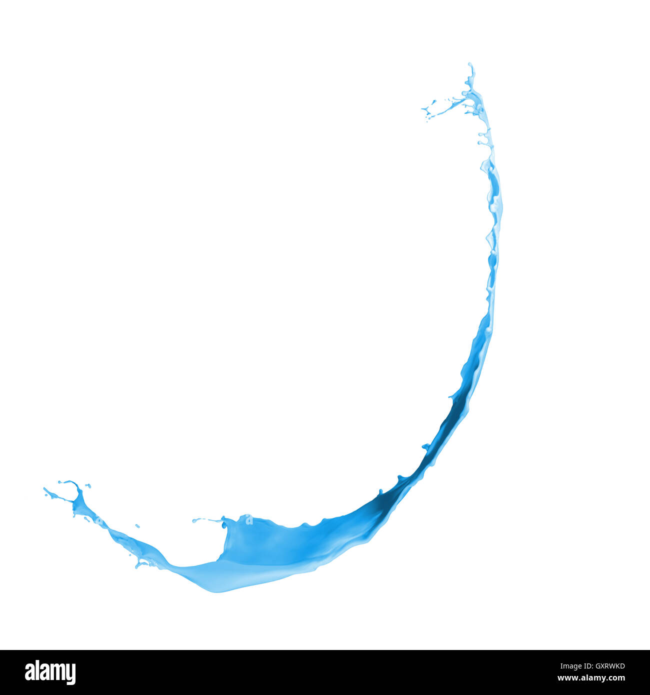 blue paint splash Stock Photo - Alamy