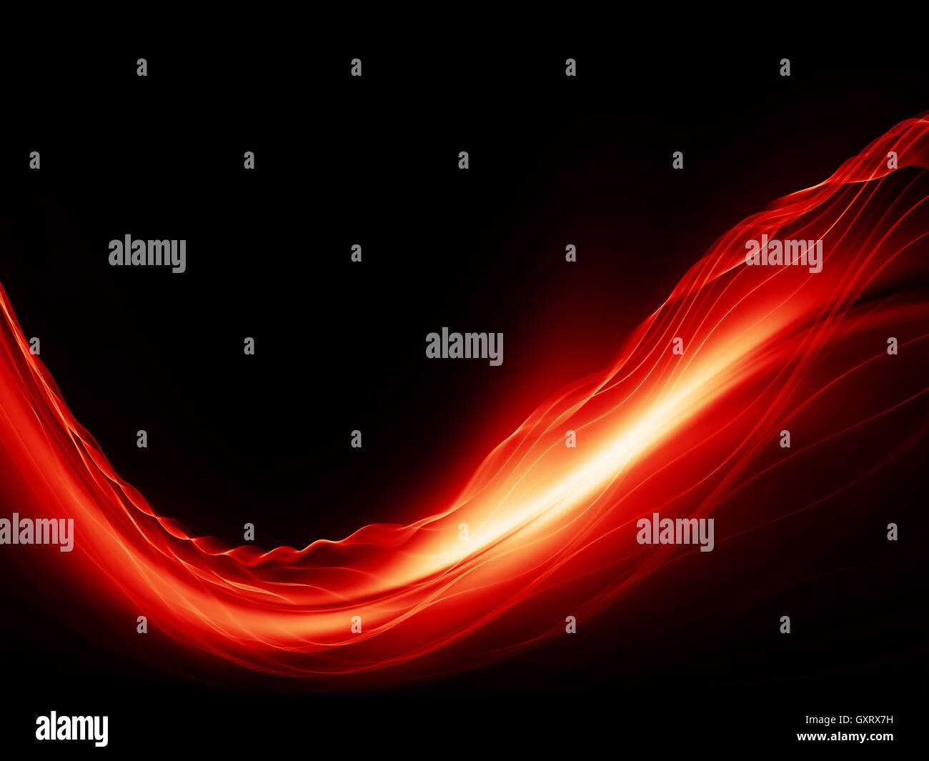 Stream of Fractal Waves Stock Photo - Alamy