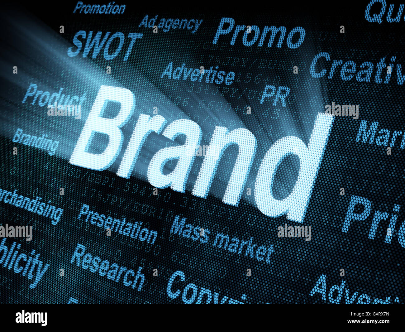 Word cloud brand management hi-res stock photography and images - Alamy