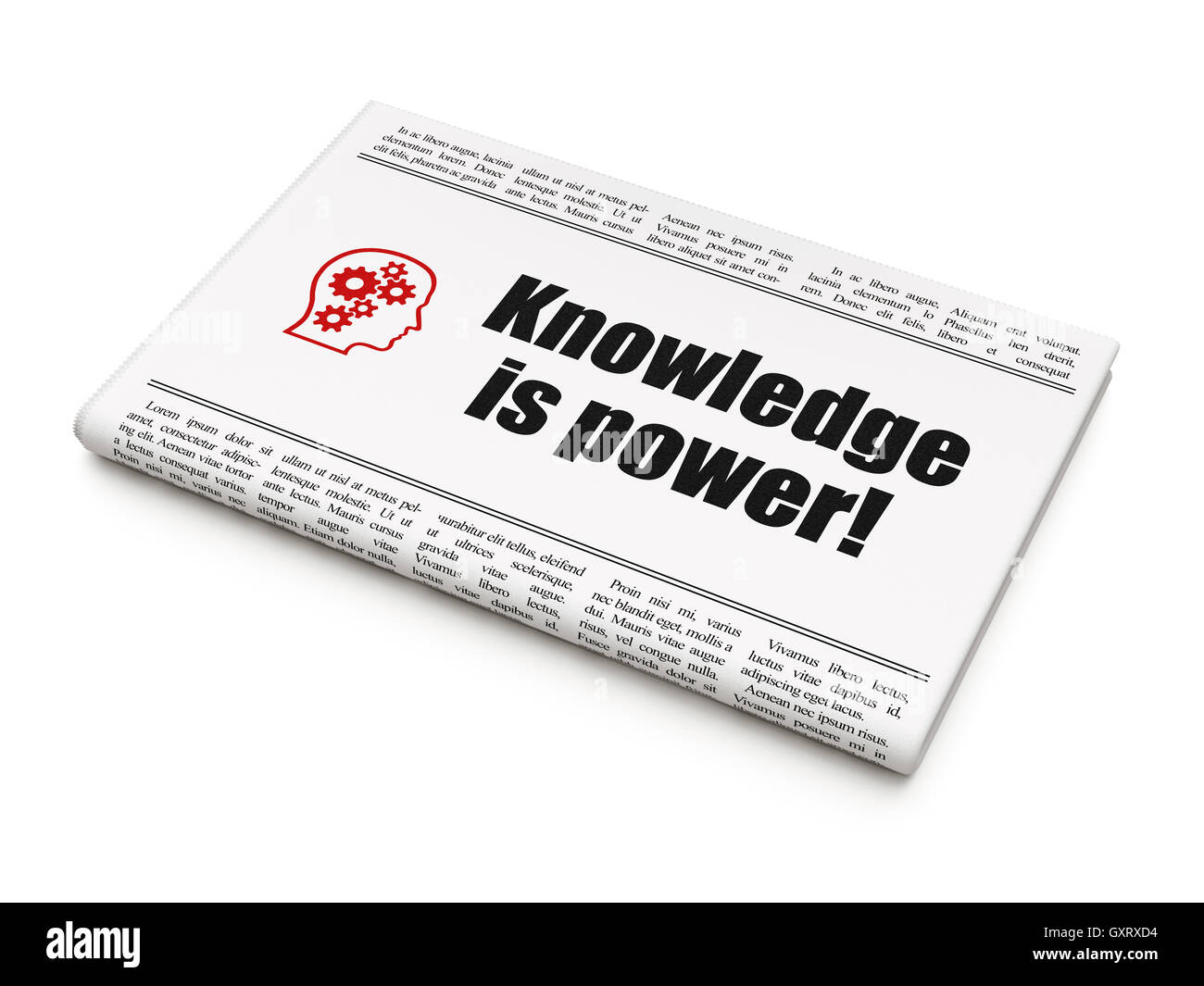 Newspaper word power hi-res stock photography and images - Alamy