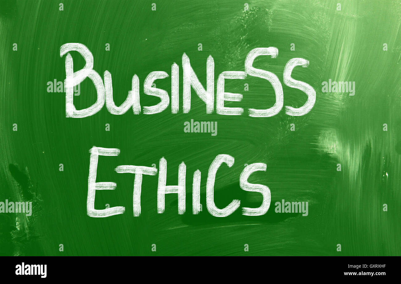 Business Ethics Concept Stock Photo - Alamy