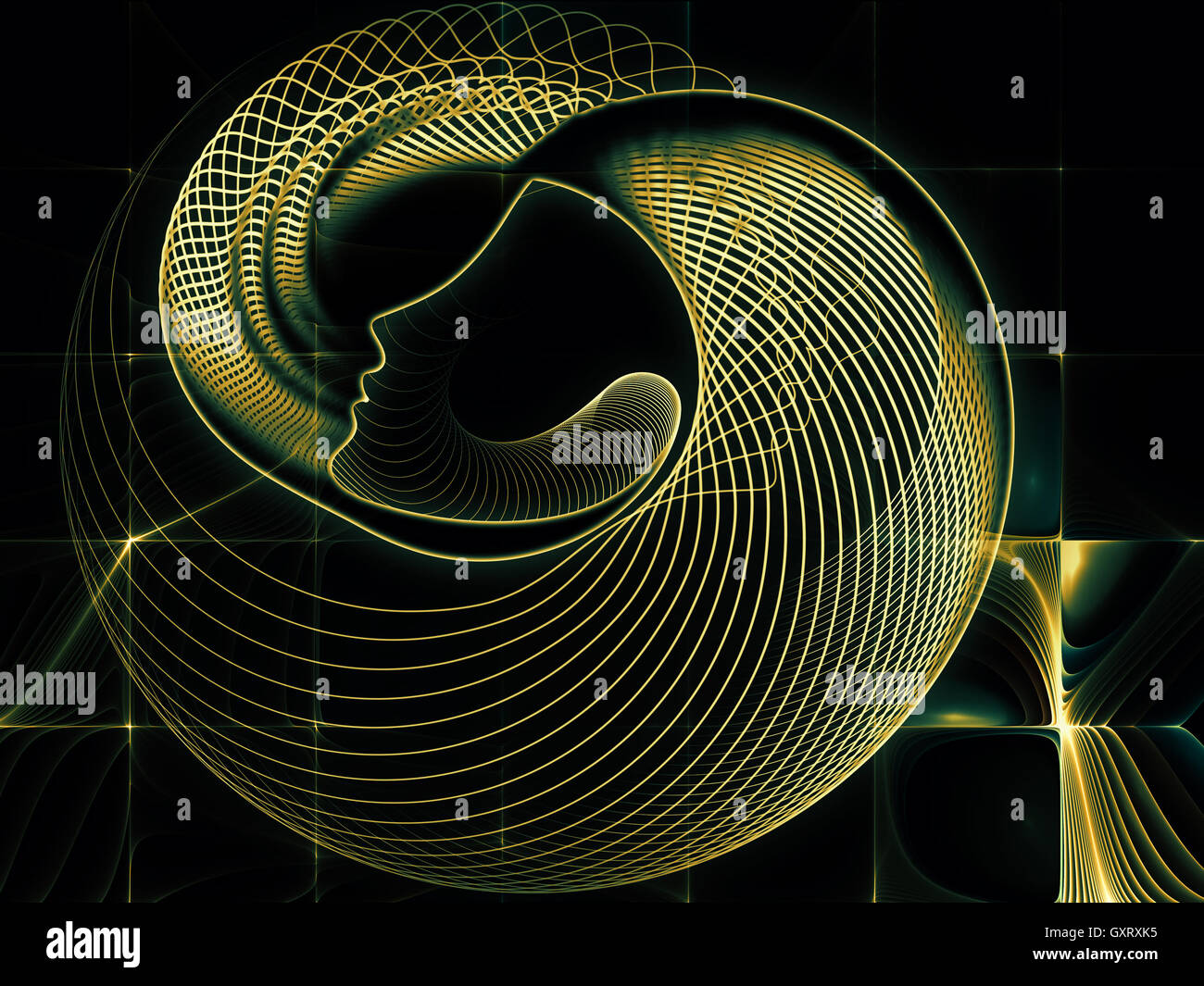 Metaphorical Soul Geometry Stock Photo - Alamy