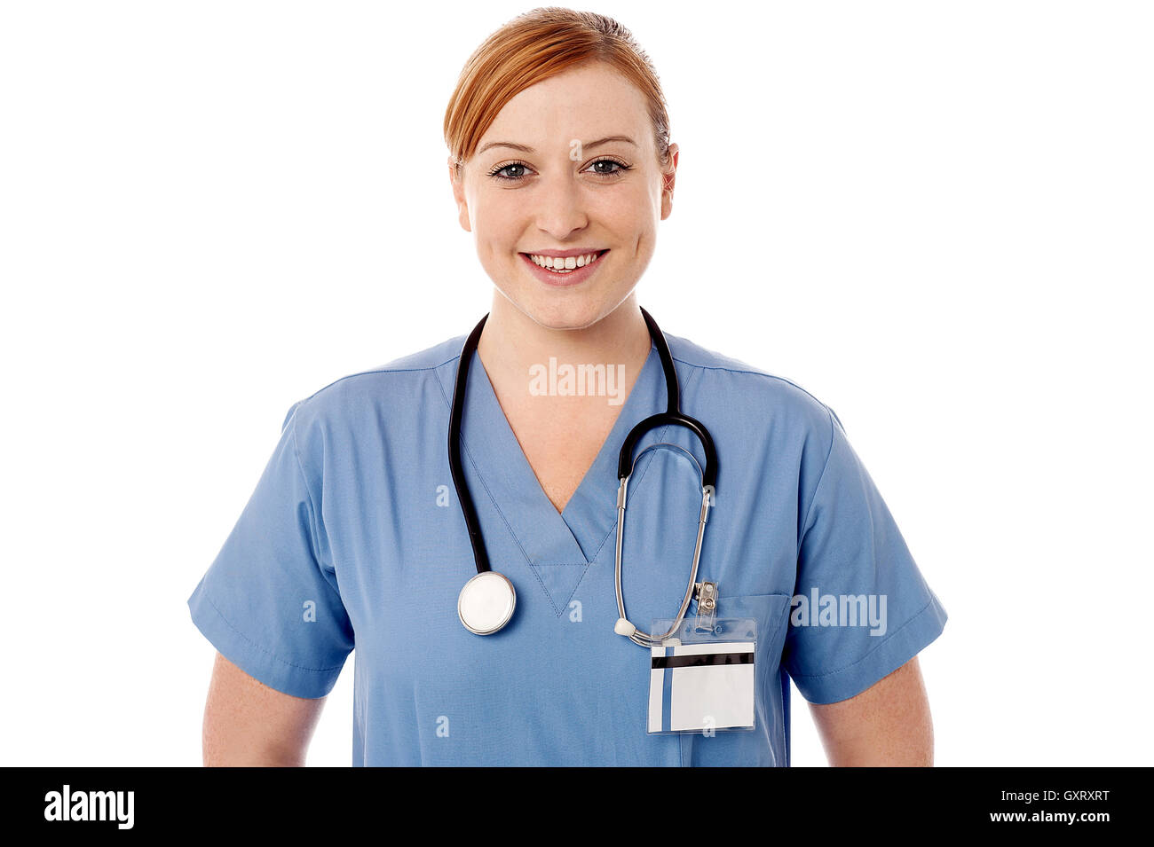 Pretty young female doctor Stock Photo - Alamy