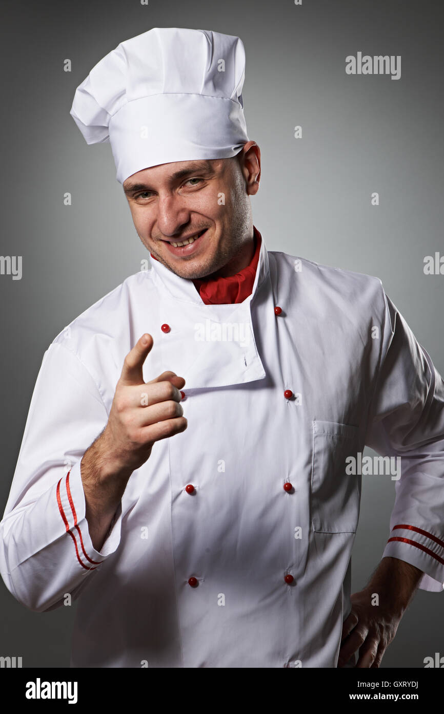 Male chef portrait Stock Photo - Alamy