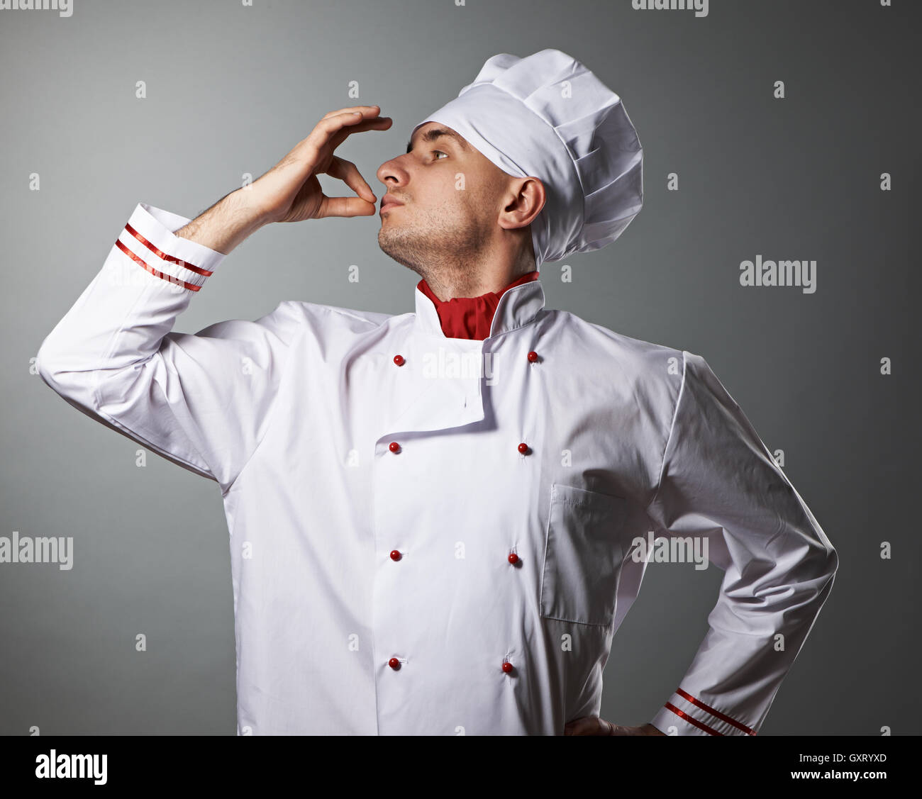 Kiss the chef hi-res stock photography and images - Alamy