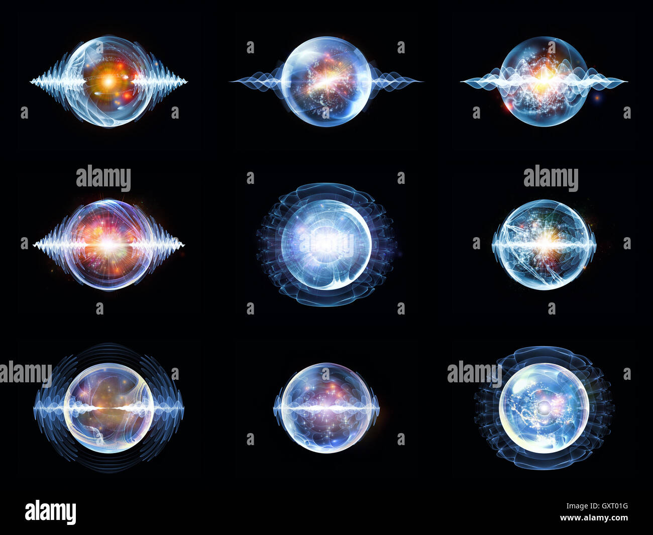 Magic ball particle abstract hi-res stock photography and images - Alamy