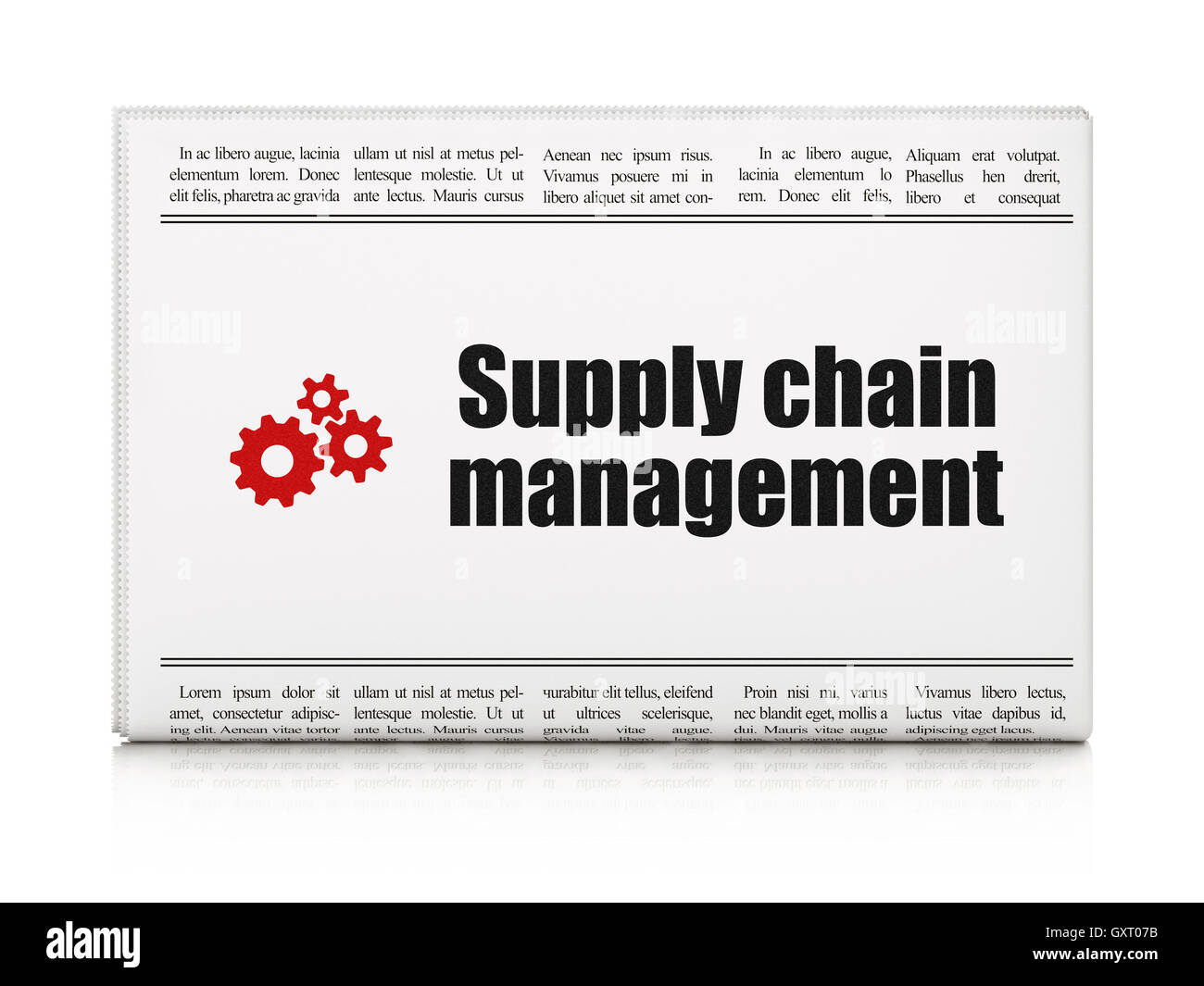 3d text the word supply chain hi-res stock photography and images - Alamy