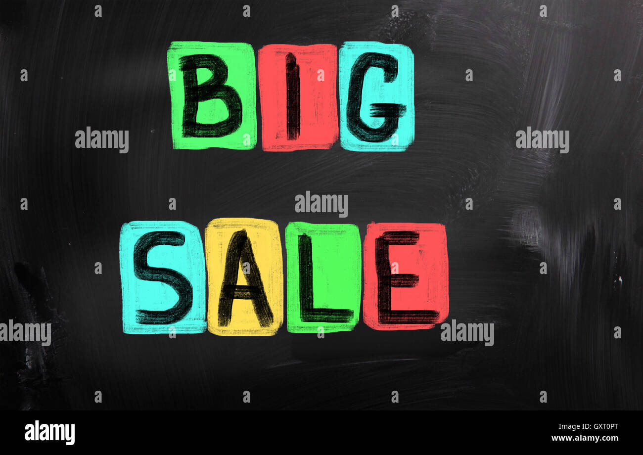 Big Sale Concept Stock Photo - Alamy