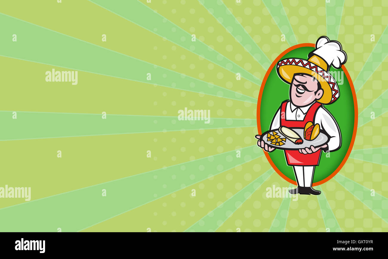 Illustration cartoon mexican chef cook hi-res stock photography and ...