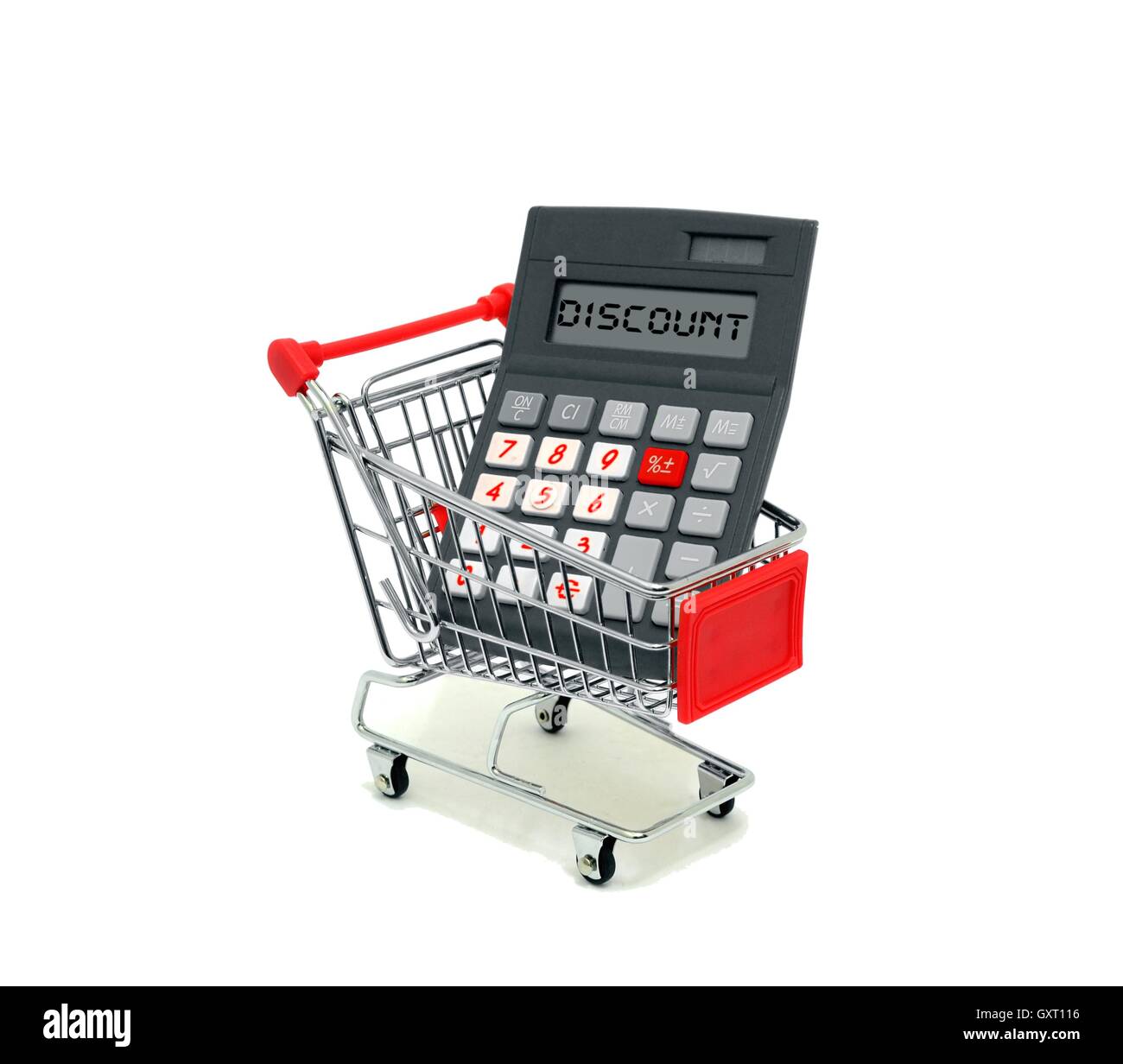Shopping cart calculator hi-res stock photography and images - Alamy