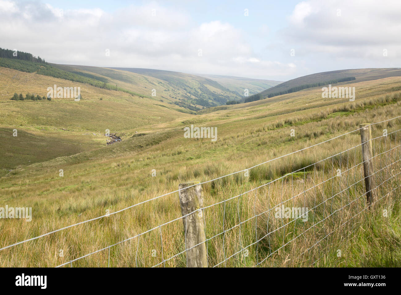 Glendun Glen Valley; Cushendun; County Antrim; Northern Ireland Stock ...