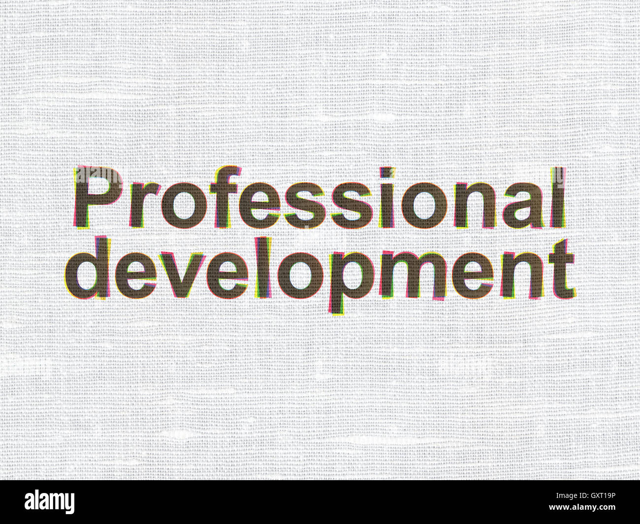 Education concept: Professional Development on fabric texture ...