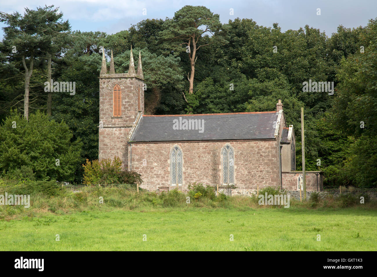 Cushendun Church; Country Antrim; Northern Ireland Stock Photo - Alamy