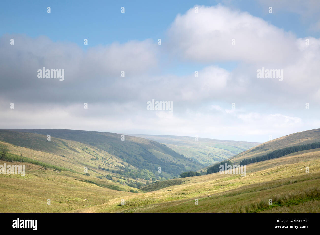Glendun Glen Valley; Cushendun; County Antrim; Northern Ireland Stock ...
