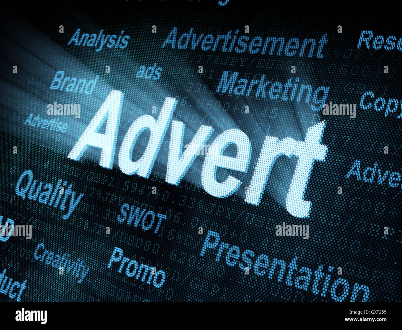 Digital advert hi-res stock photography and images - Alamy