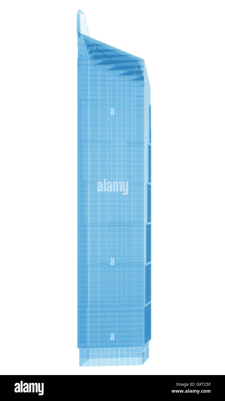 Skyscraper tall office Cut Out Stock Images & Pictures - Alamy