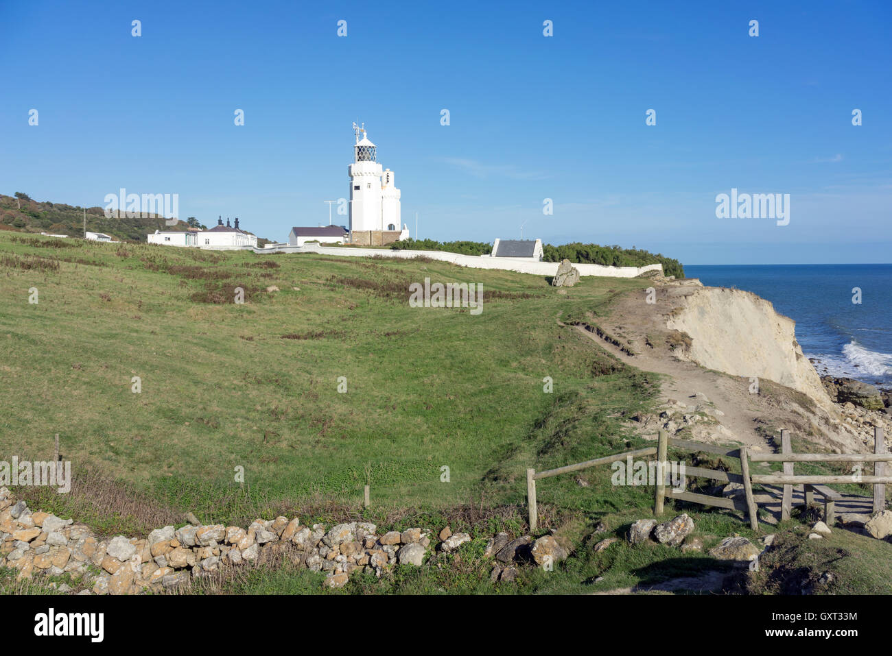 St Catherine's Lighthouse on the Isle of Wight Stock Photo - Alamy