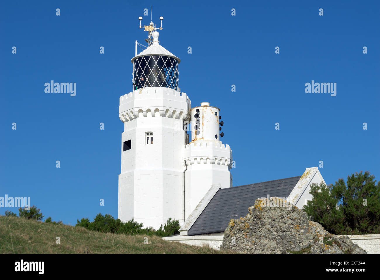 St Catherine's Lighthouse on the Isle of Wight Stock Photo - Alamy