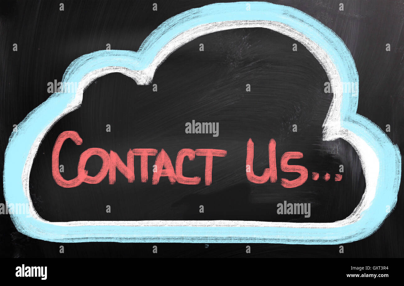 Contact Us Concept Stock Photo - Alamy
