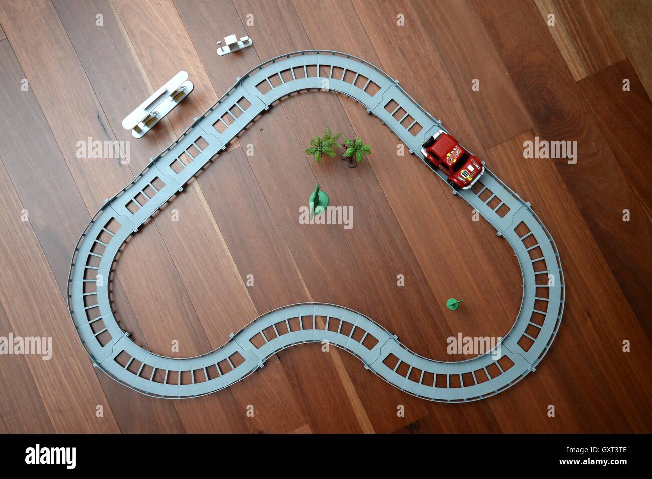 Race track cars blue hi-res stock photography and images - Alamy