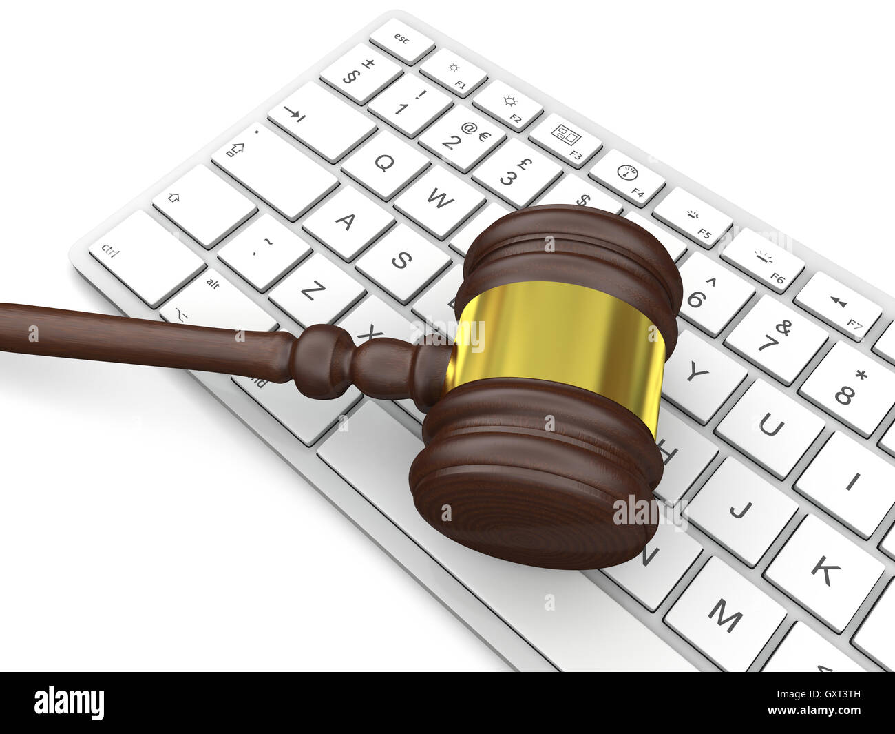 Technology and justice Stock Photo - Alamy