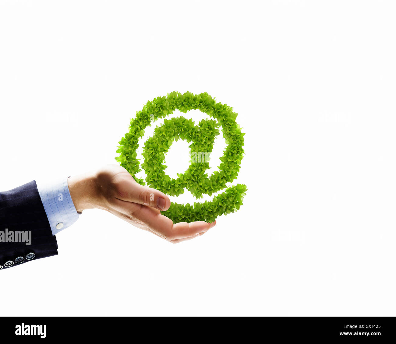 Leaf email hi-res stock photography and images - Alamy