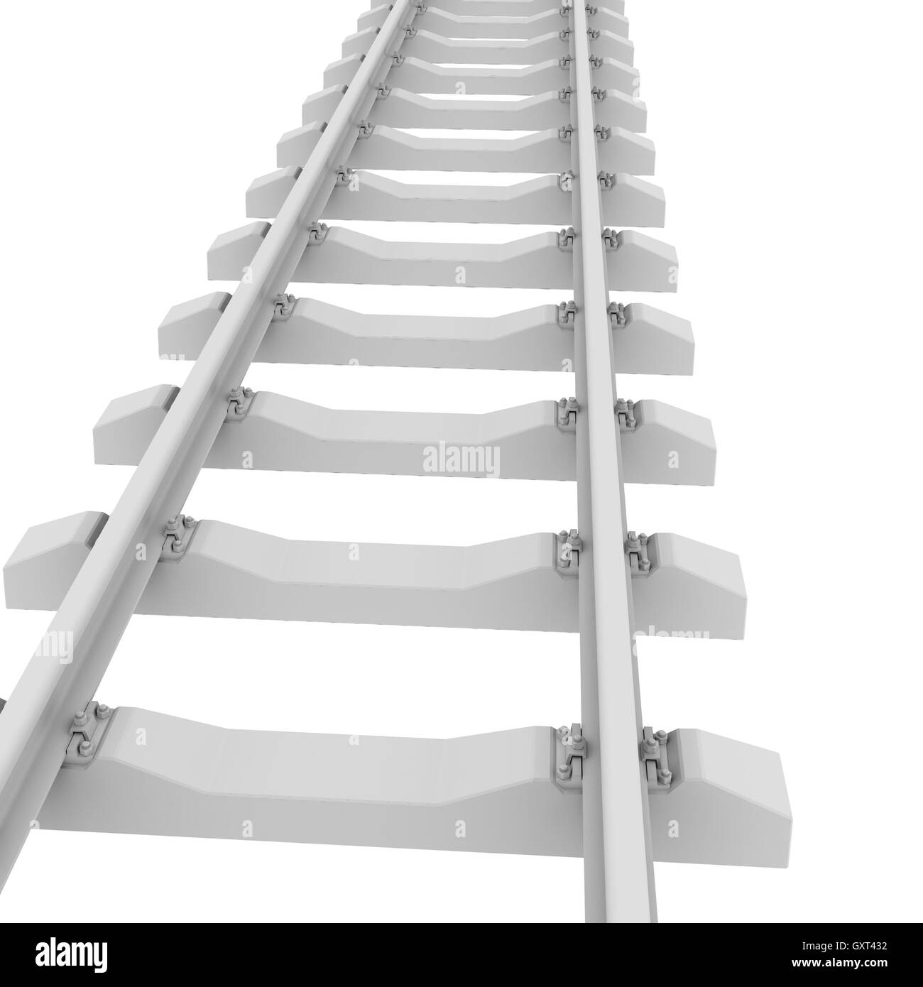 Railway concrete sleeper Black and White Stock Photos & Images - Alamy