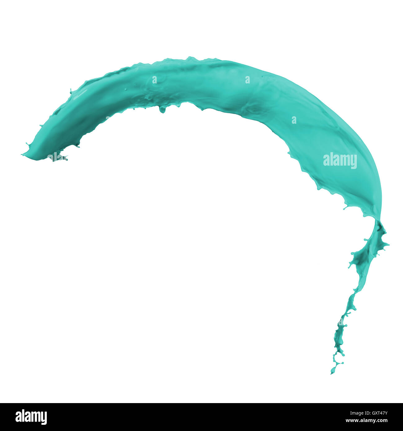 cyan paint splash Stock Photo - Alamy
