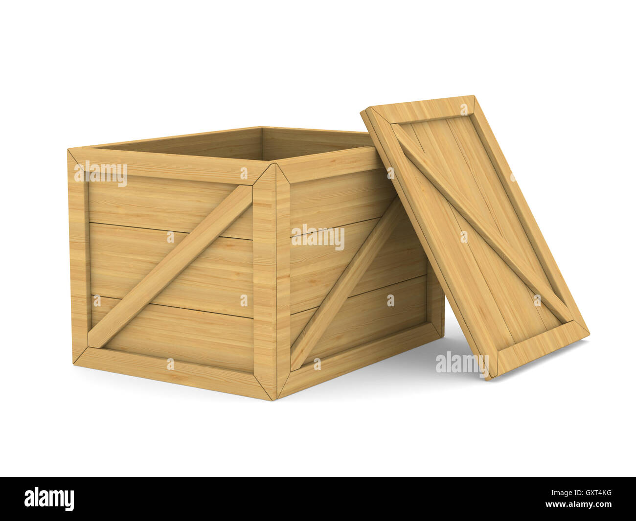 Wooden box lid Cut Out Stock Images & Pictures - Alamy