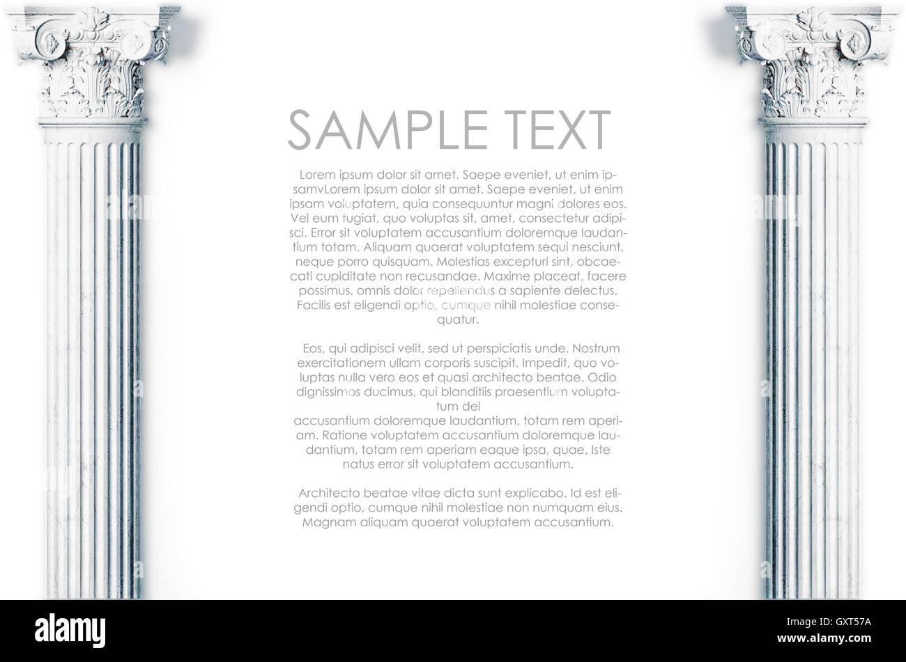 Classical architecture column banner hi-res stock photography and ...