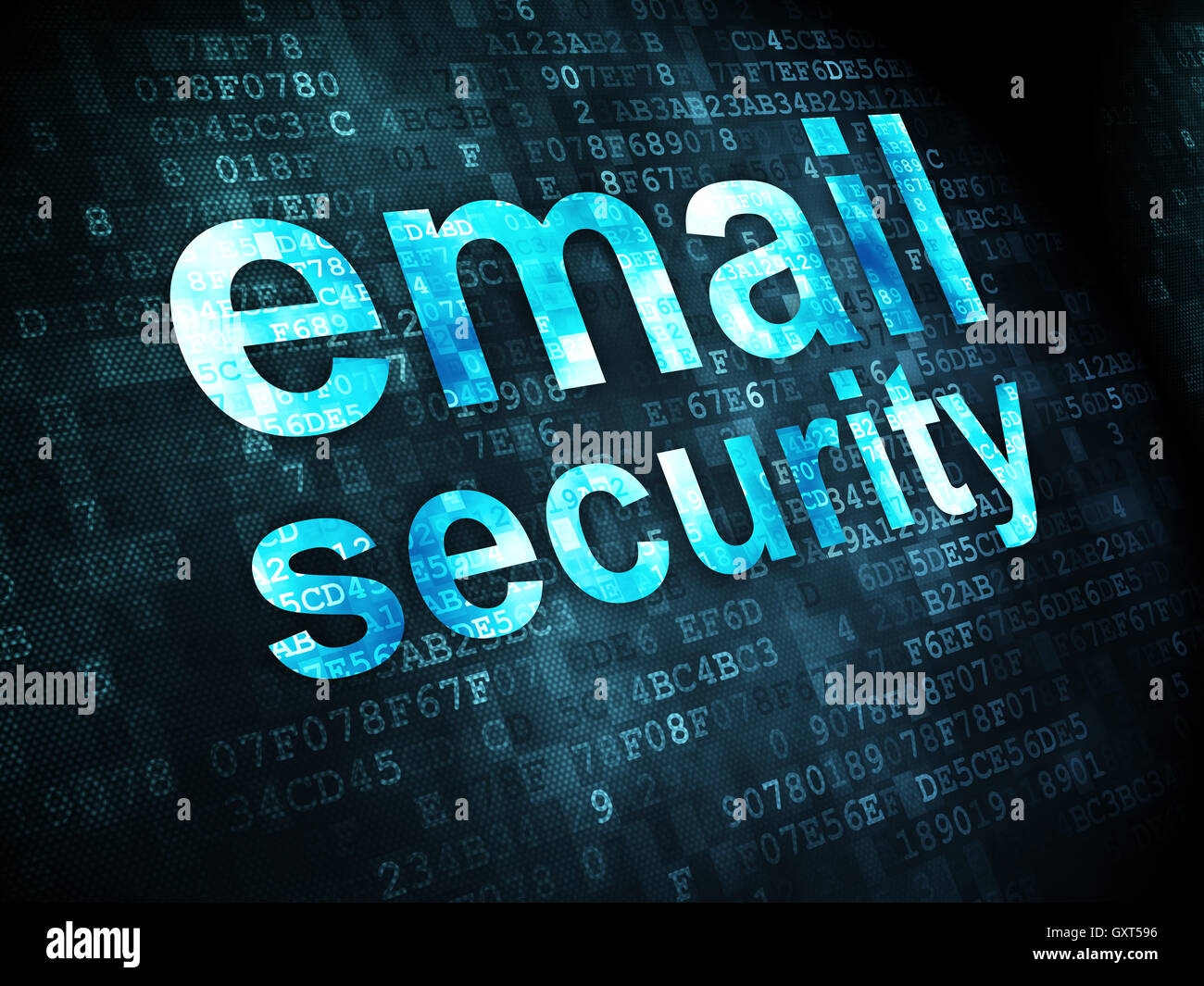 Protection concept: Email Security on digital background Stock Photo ...