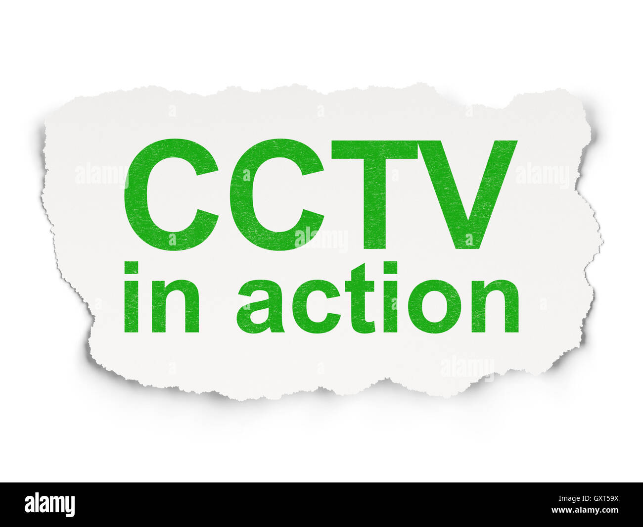 Privacy concept: CCTV In action on Paper background Stock Photo - Alamy