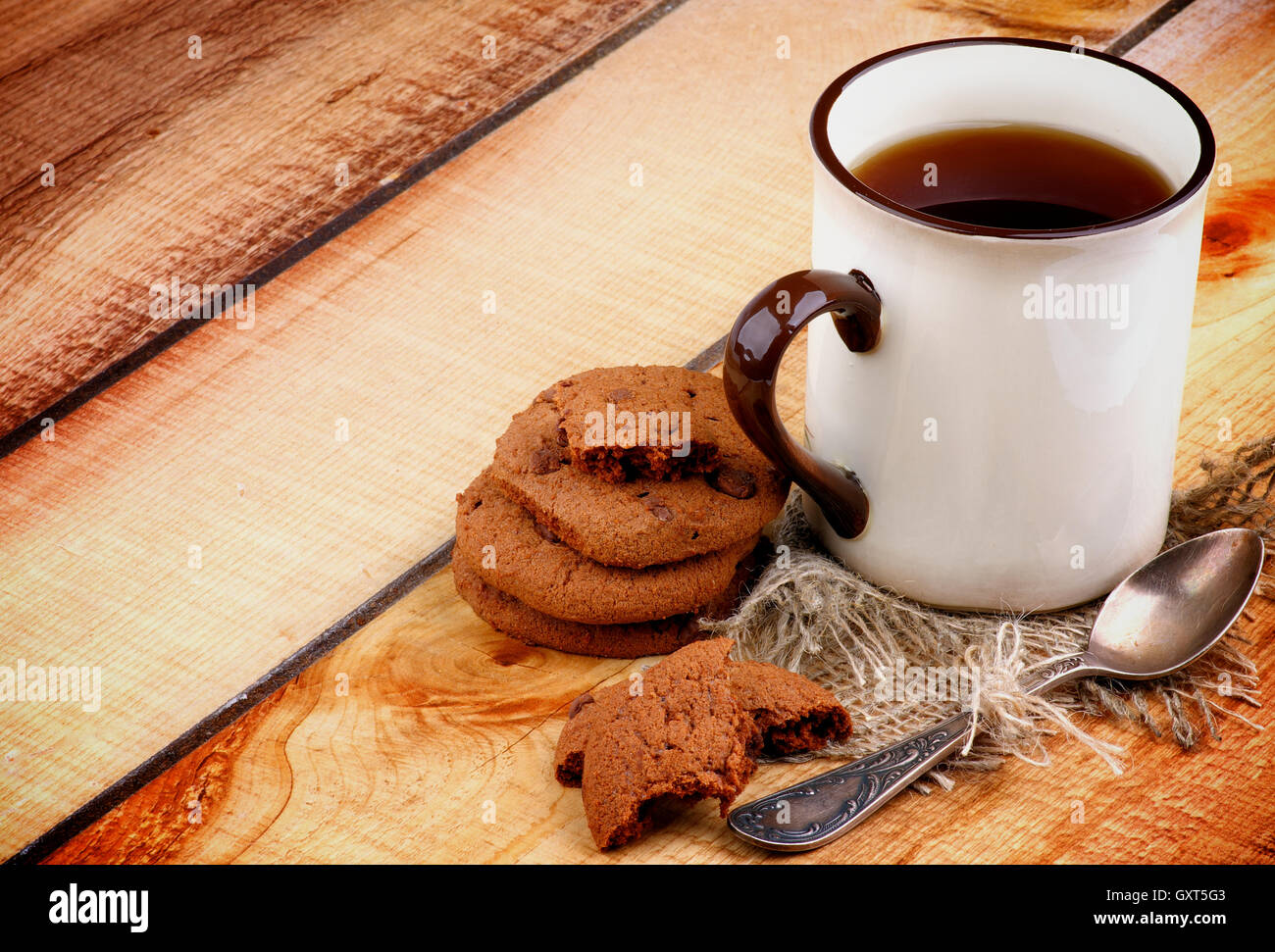 Tea and Cookies Stock Photo - Alamy