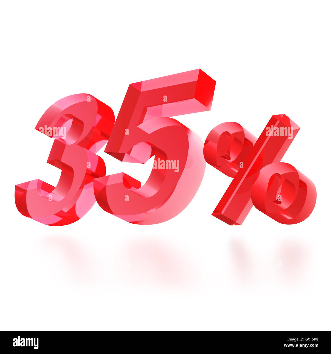 35 percent discount sign Cut Out Stock Images & Pictures - Alamy