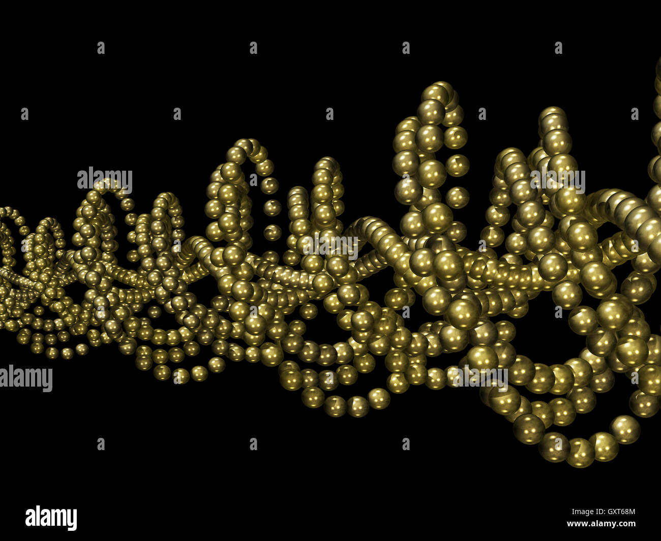 Golden dna molecule hi-res stock photography and images - Alamy