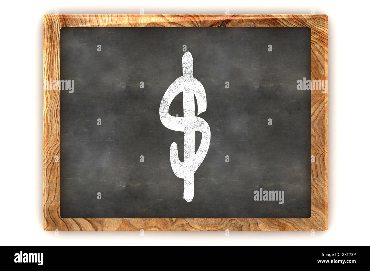 Dollar sign chalkboard Cut Out Stock Images & Pictures - Alamy