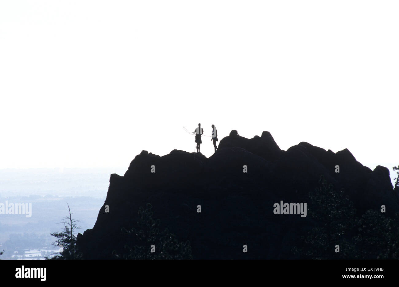 Summit climbers success hi-res stock photography and images - Alamy