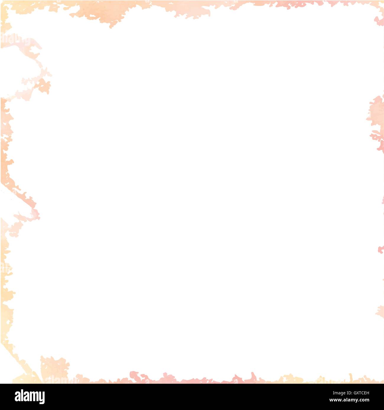 Grunge watercolor leaf branch Stock Vector Images - Alamy