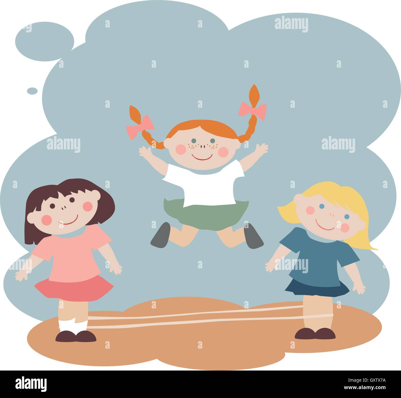 Girls Stock Vector Images - Alamy