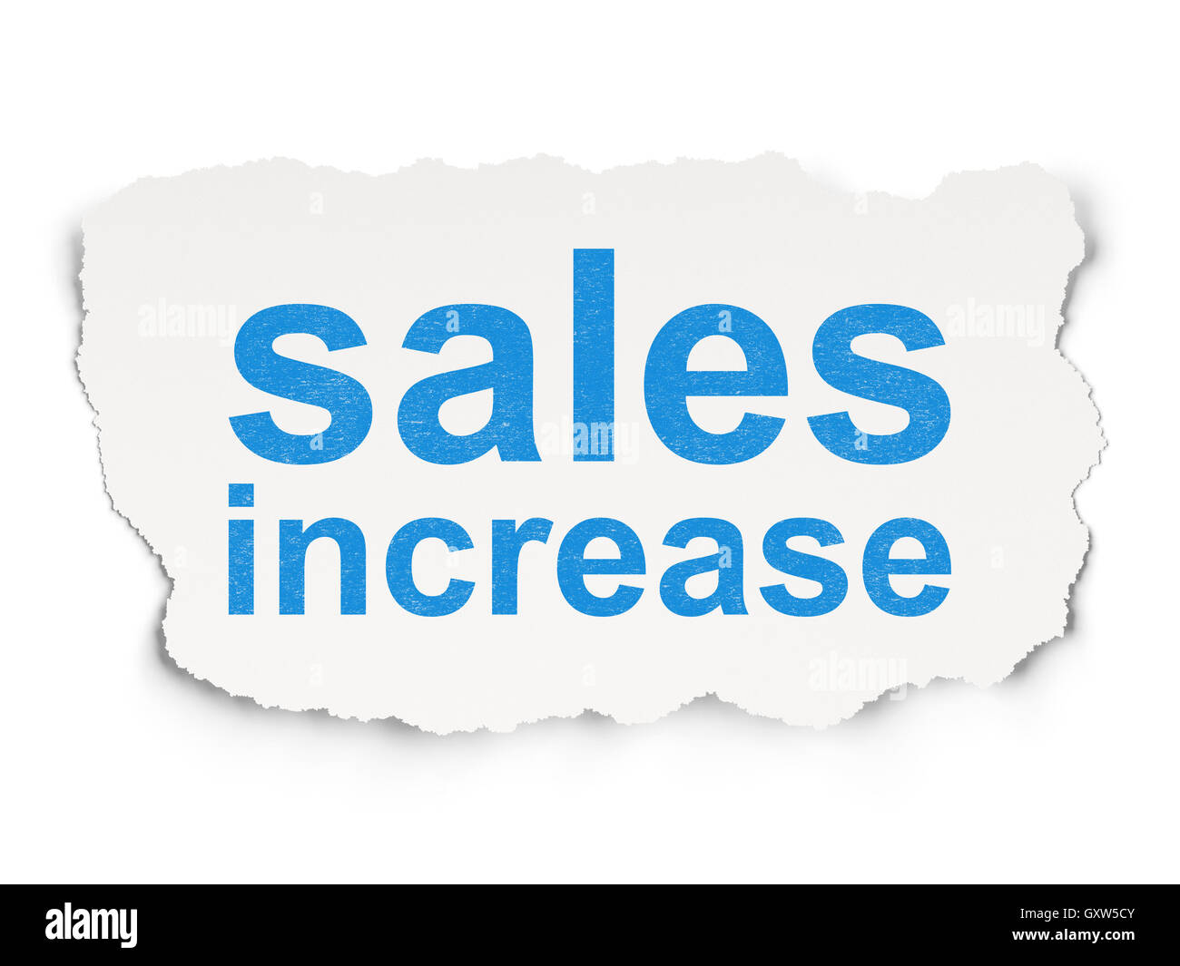 Advertising concept: Sales Increase on Paper background Stock Photo - Alamy