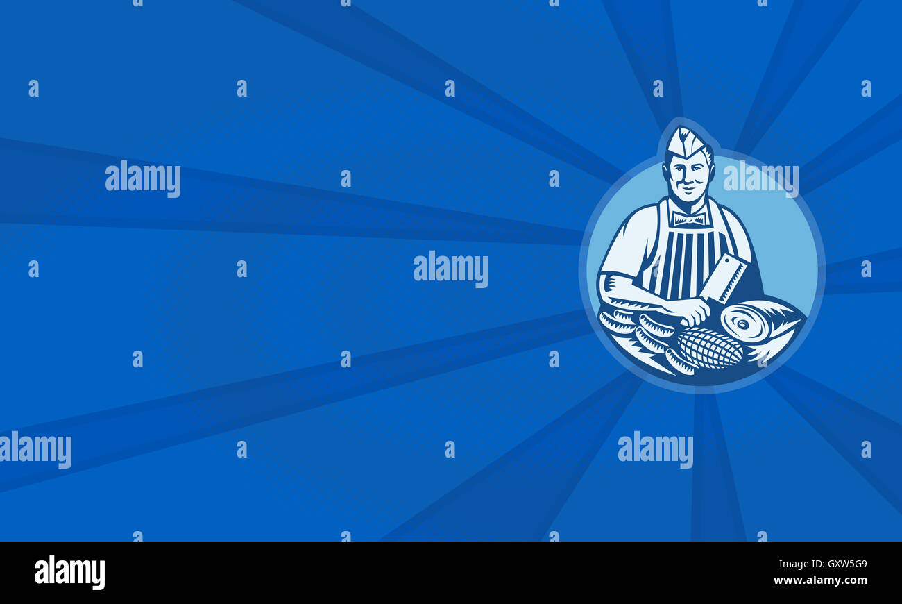 Man holding meat cleaver hi-res stock photography and images - Alamy