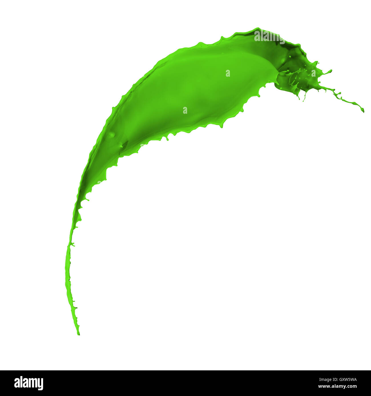 green paint splash Stock Photo - Alamy