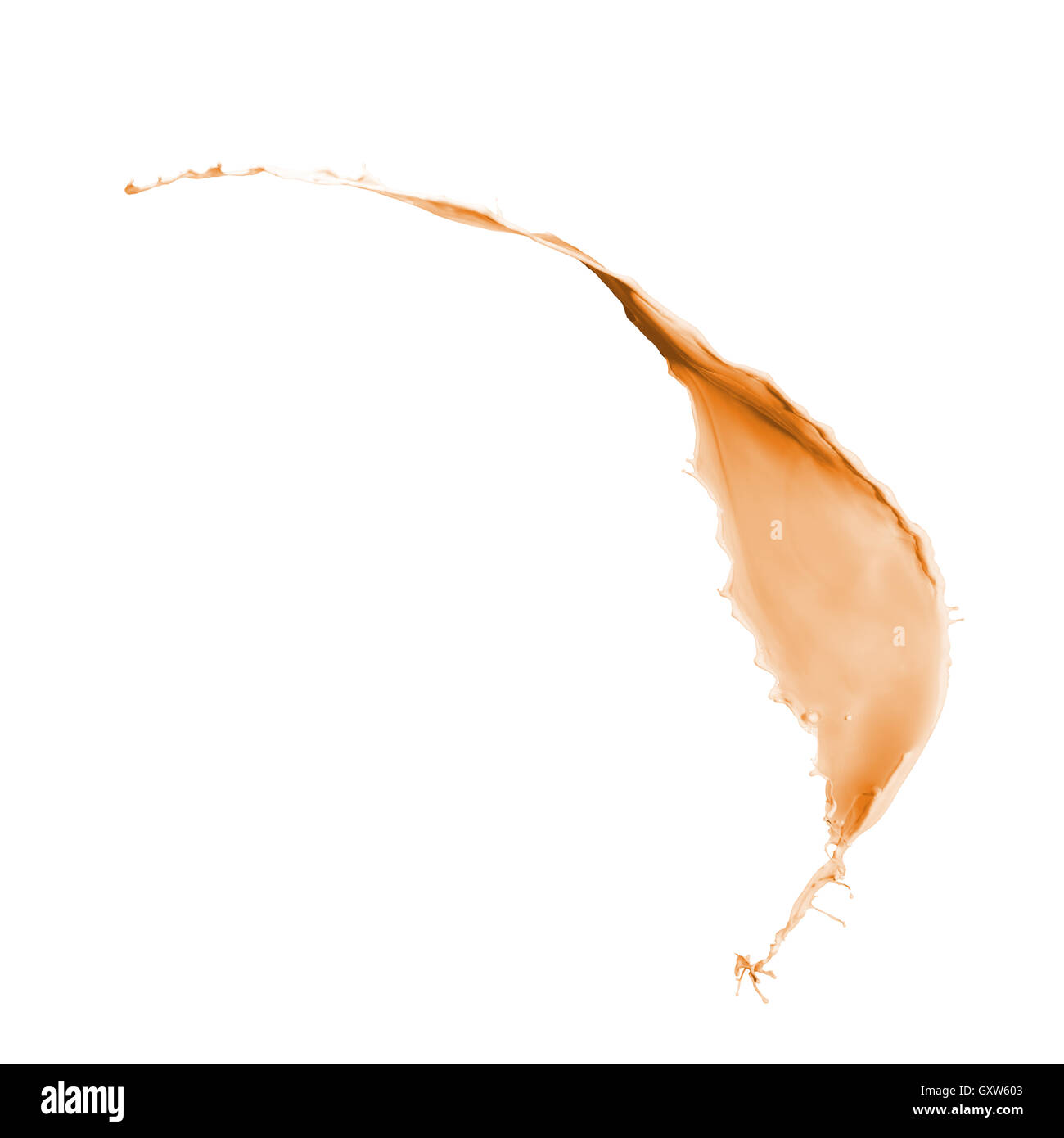 orange paint splash Stock Photo - Alamy